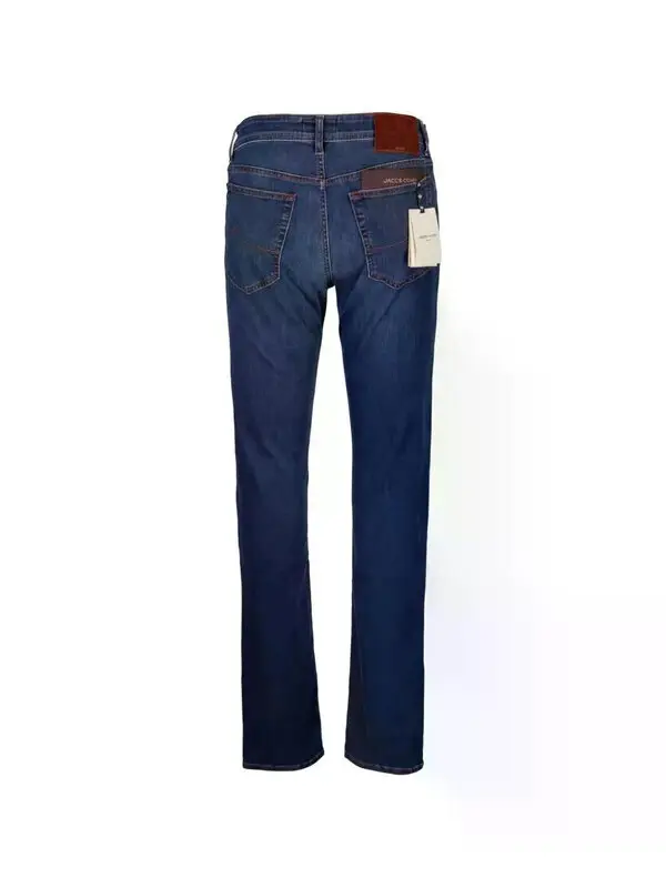 Jacob Cohen Slim-fit Contrast-stitch Jeans