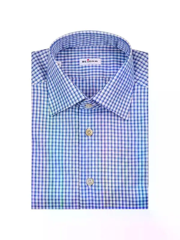 Kiton Gingham-check Shirt