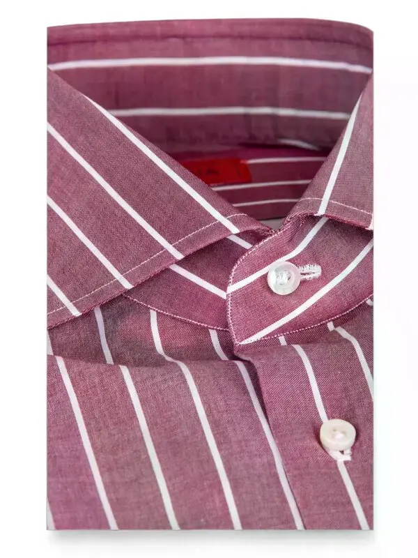 Isaia Striped Cotton Shirt