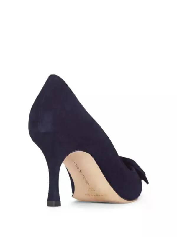 Manolo Blahnik Maysale Buckle-detail Pointed-toe Pumps