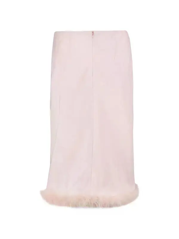 Dorothee Schumacher Feather-trim Midi Skirt