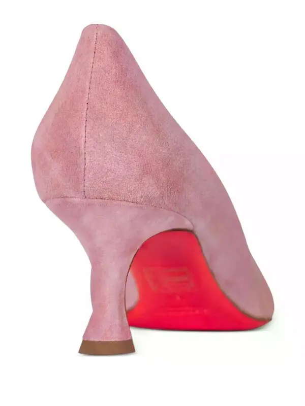 Santoni Sabine Suede Pointed-toe Pumps