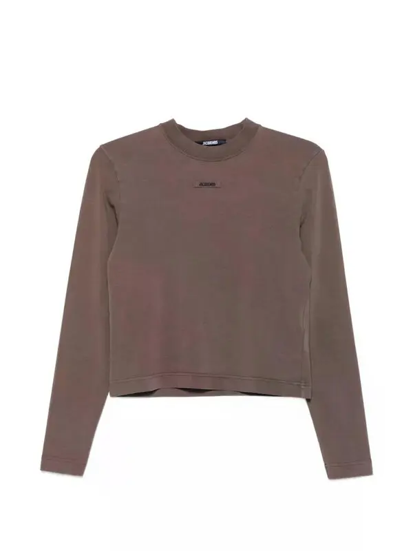 Jacquemus Logo Patch Long Sleeve T-shirt