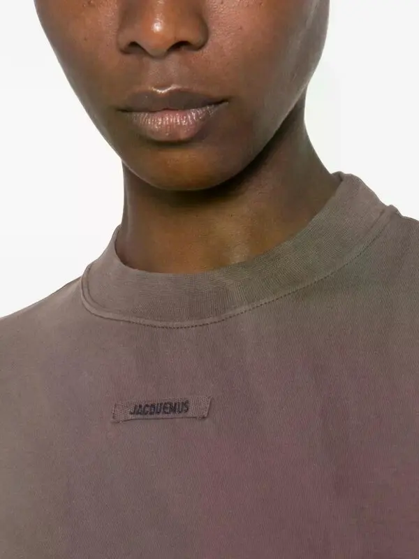 Jacquemus Logo Patch Long Sleeve T-shirt