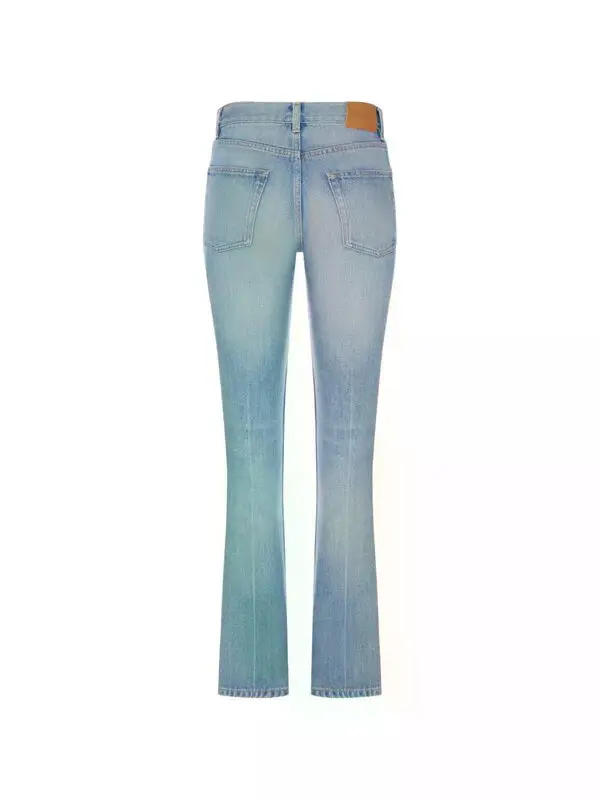 Saint Laurent Mid-rise Straight Leg Jeans