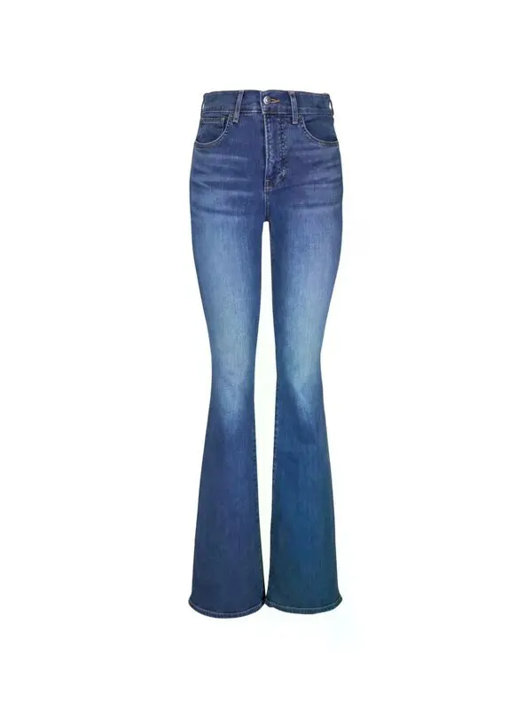 Veronica Beard Beverly Mid-rise Flared-leg Jeans - Blue