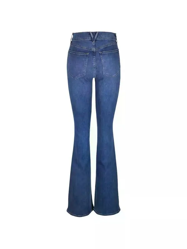 Veronica Beard Beverly Mid-rise Flared-leg Jeans - Blue
