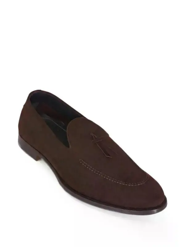 Di Bianco Suede Loafers