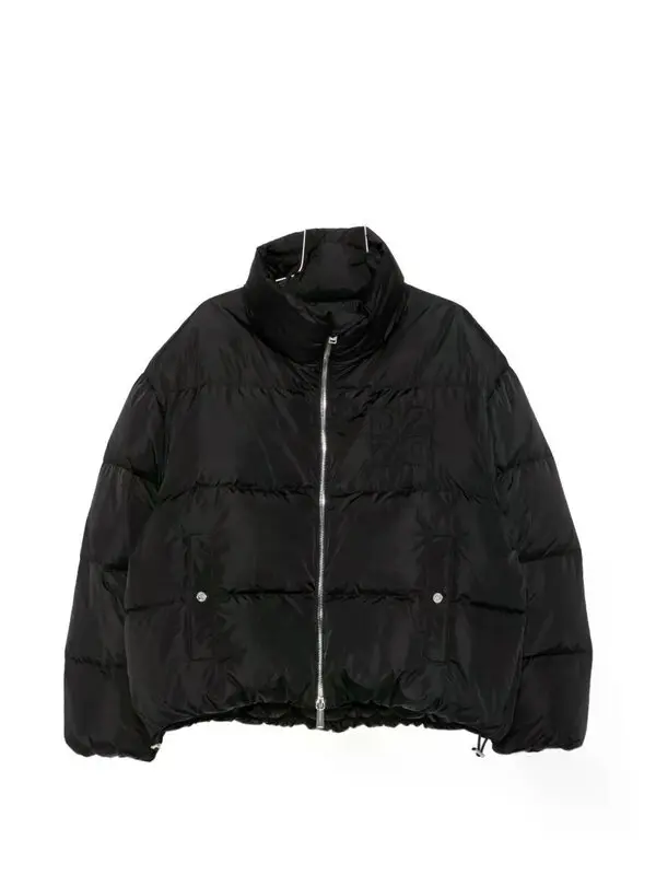 Dsquared2 Quilted High-neck Zip-up Puffer Jacket - Black