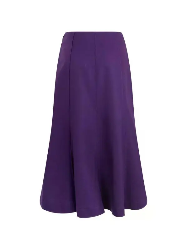 Alberta Ferretti Flared Panelled Maxi Skirt