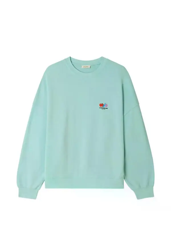 American Vintage Logo Print Crewneck Sweatshirt