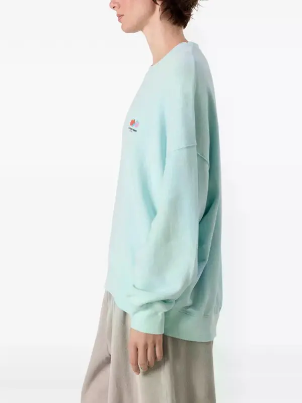 American Vintage Logo Print Crewneck Sweatshirt