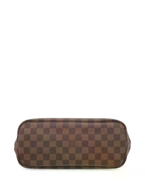 LOUIS VUITTON 2011 Damier Ebene Neverfull Pm Tote Bag