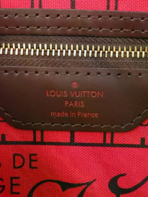 LOUIS VUITTON 2011 Damier Ebene Neverfull Pm Tote Bag