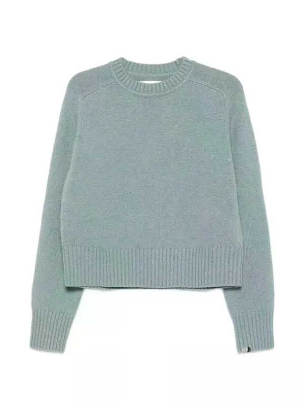 Extreme Cashmere Ribbed-knit Crew-neck Sweater - Blue