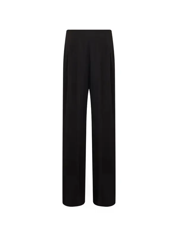 Alberta Ferretti Dart Detail Wide-leg Trousers