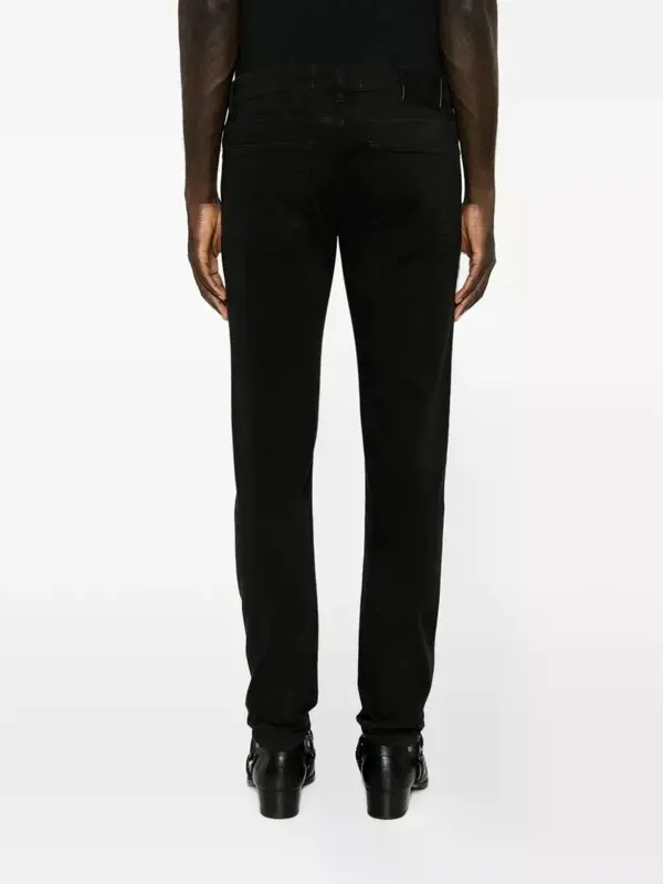 PT TORINO Logo Patch Jeans - Black
