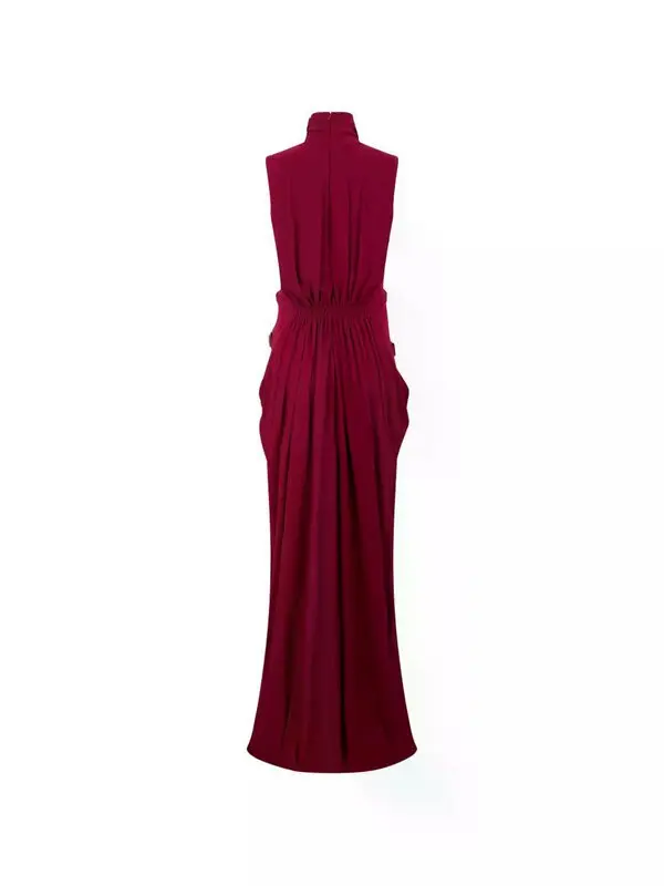 Alberta Ferretti Draped Maxi Dress