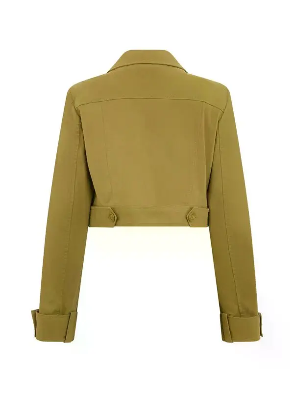 Alberta Ferretti Cropped Button-fastening Jacket