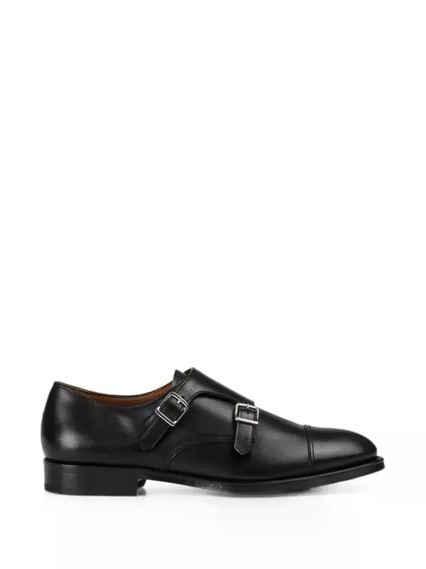 DOUCAL'S Double-buckle Monk Shoes
