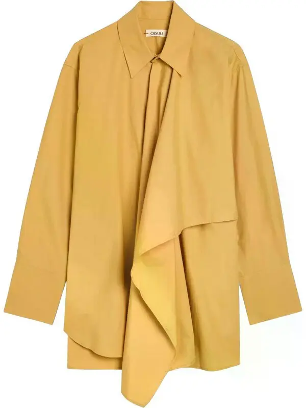 Ossou Draped Asymmetric Shirt