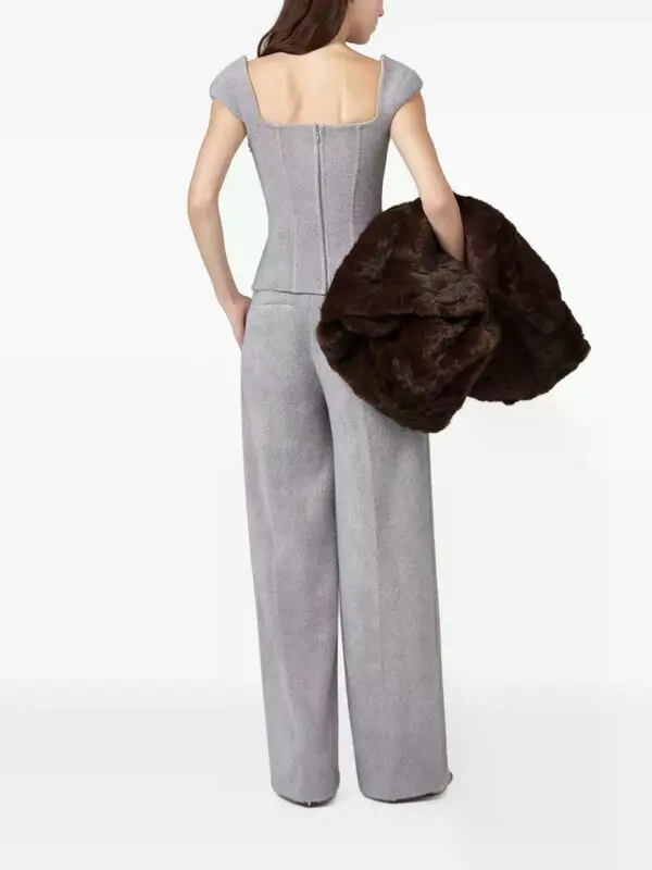 Giuseppe Di Morabito Corset-style Top With Rose Appliqu