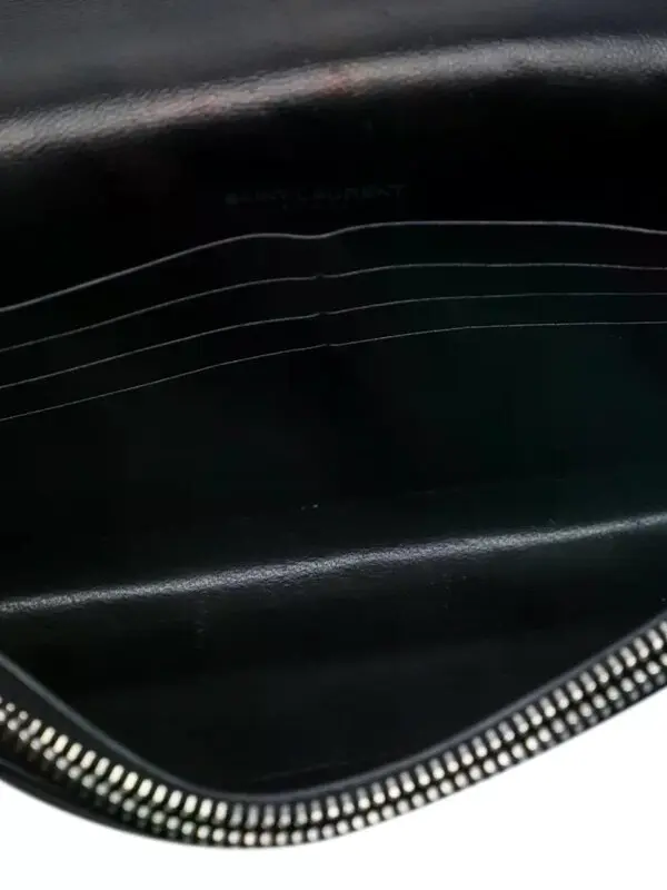 Saint Laurent Monogram Kate Tassel Wallet On Chain Bag - Black