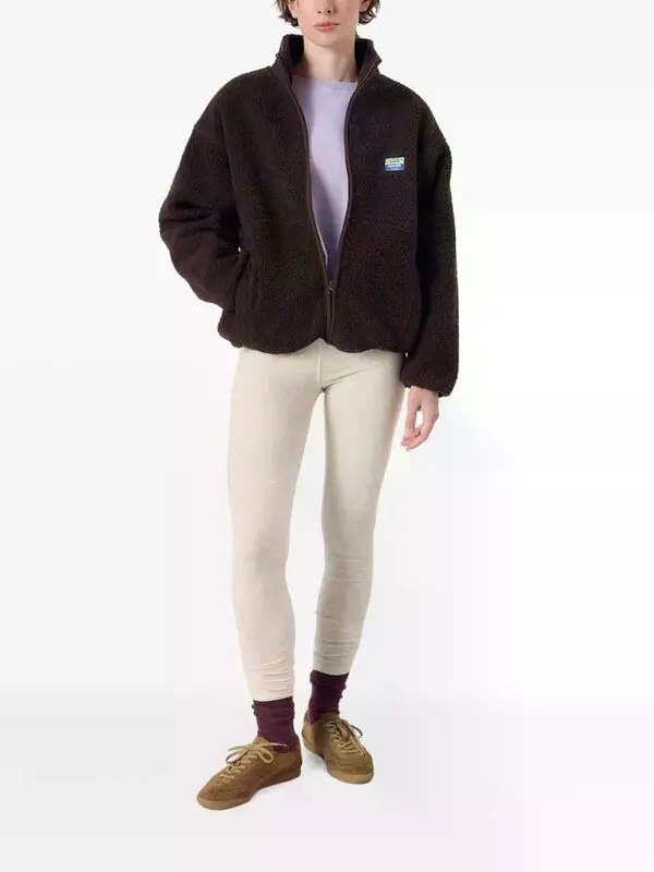 American Vintage Shearling-effect Zip-up Jacket