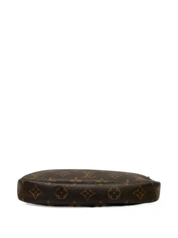 LOUIS VUITTON 2000 Monogram Pochette Accessoires Shoulder Bag - Brown
