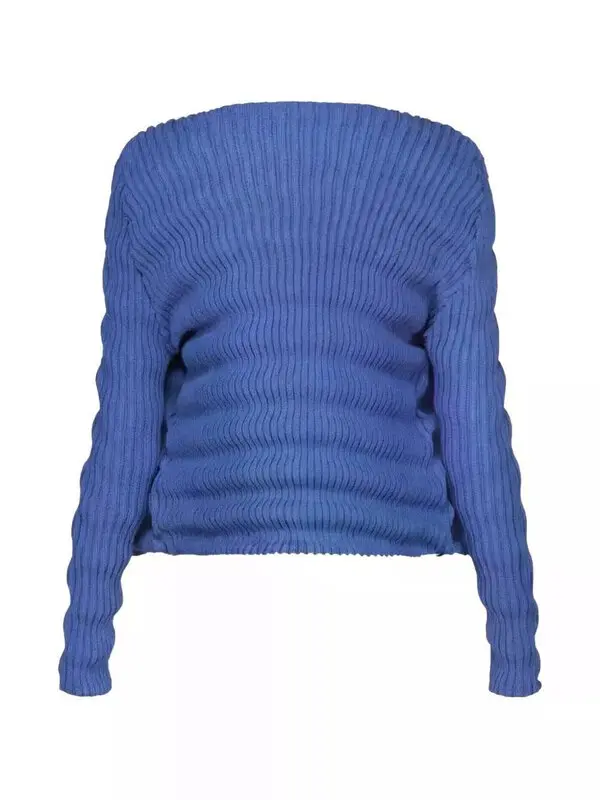 Issey Miyake Pleated Wave-texture Cardigan