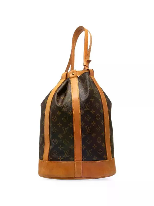 LOUIS VUITTON 1997 Monogram Randonnee Pm Bucket Bag