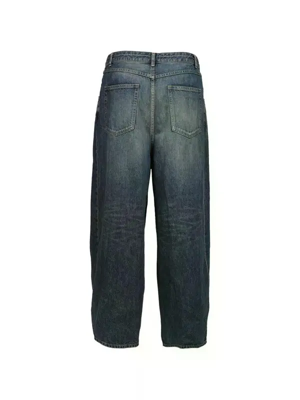 Needles Faded-effect Tapered Jeans