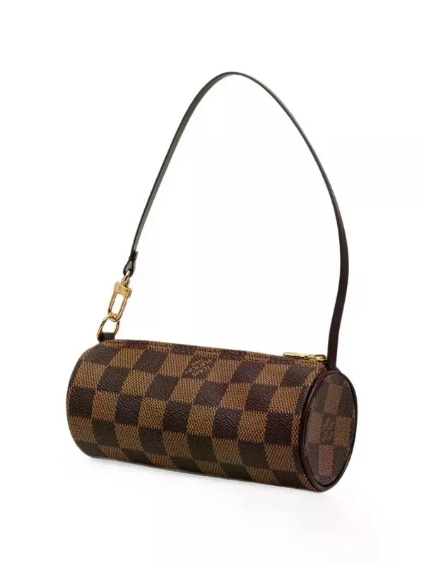 LOUIS VUITTON 1990-2010 Damier Ebene Papillon Pochette Handbag