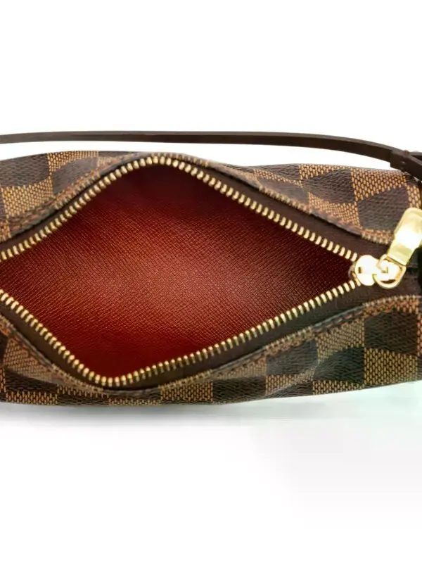 LOUIS VUITTON 1990-2010 Damier Ebene Papillon Pochette Handbag