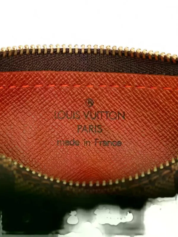LOUIS VUITTON 1990-2010 Damier Ebene Papillon Pochette Handbag