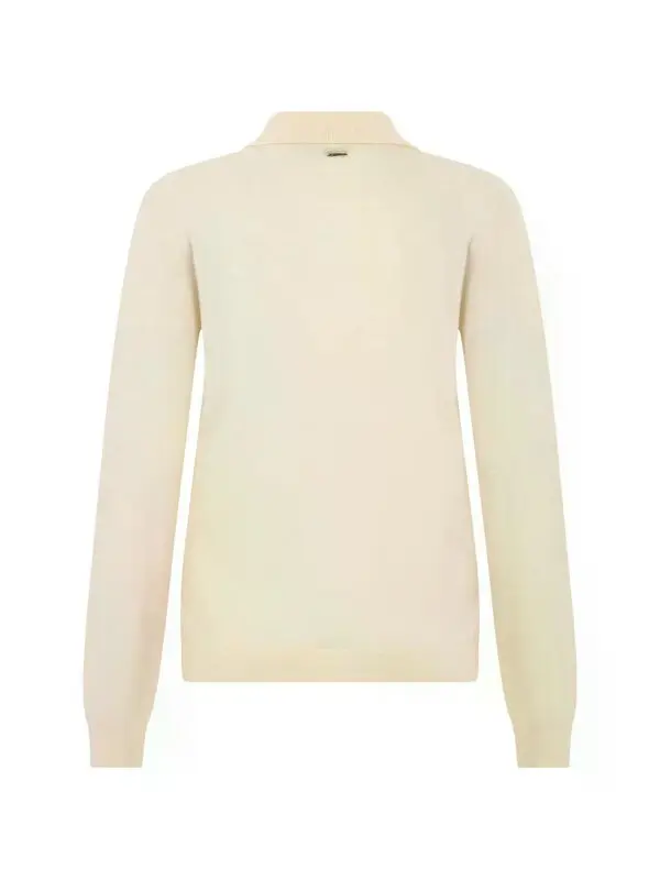 Herno Button-fastening Long-sleeve Polo Top