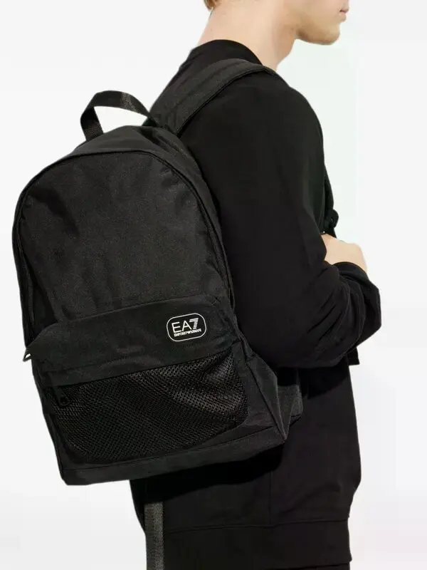 EA7 Logo Patch Backpack