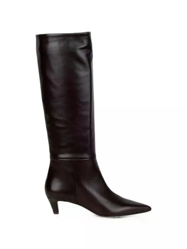 CHANTAL Pointed-toe Knee-high Boots - Brown