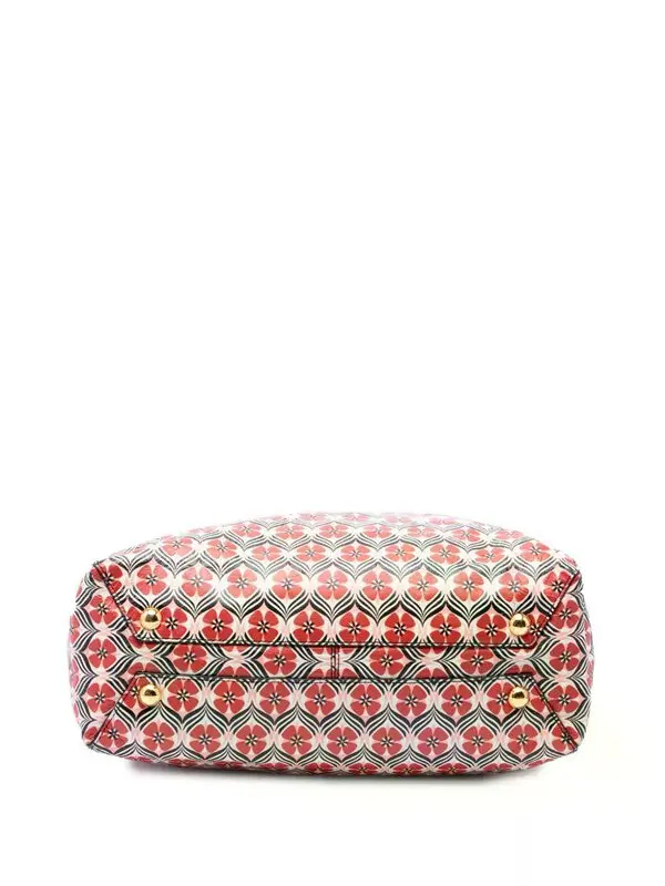 Miu Miu Madras Floral Tote Bag