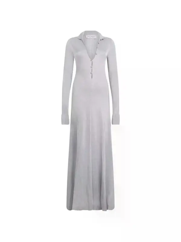 Philosophy Di Lorenzo Serafini Button-fastening V-neck Maxi Dress