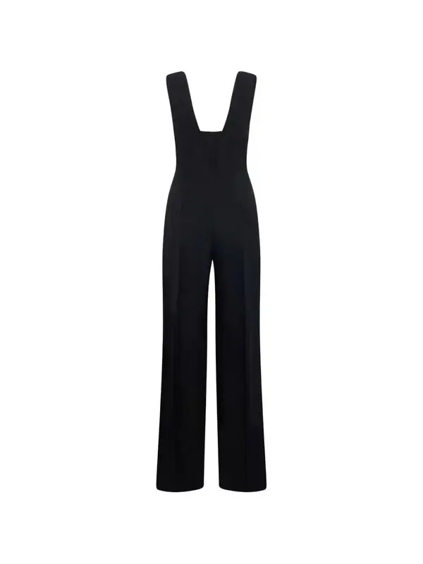 Philosophy Di Lorenzo Serafini Sleeveless Wide-leg Jumpsuit - Black