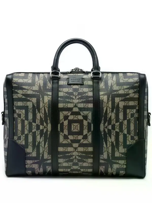 Gucci Gg Supreme Caleido Eden Briefcase Business Bag