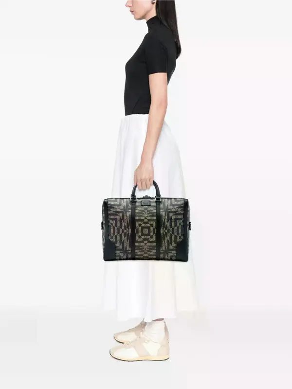 Gucci Gg Supreme Caleido Eden Briefcase Business Bag