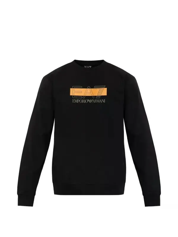 EA7 Long-sleeve Logo Print Sweatshirt