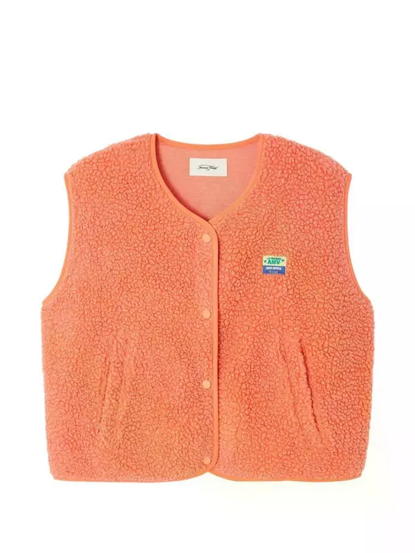 American Vintage Sleeveless Shearling-effect Jacket
