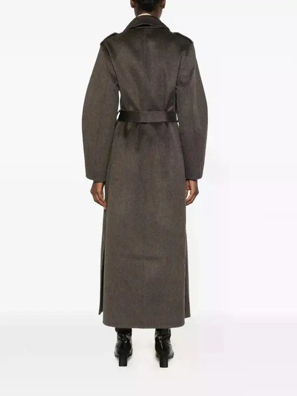 THE DYNAMIS STUDIO Double-breasted Belted Coat