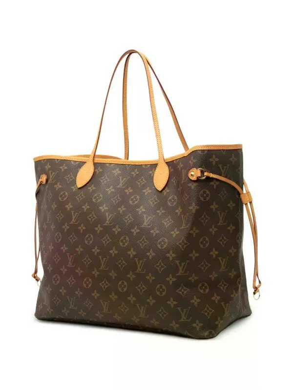 LOUIS VUITTON Monogram Neverfull Gm Tote Bag - Brown