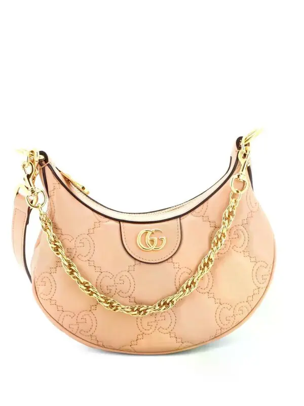 Gucci Matelassé Leather Mini Shoulder Bag - Neutrals