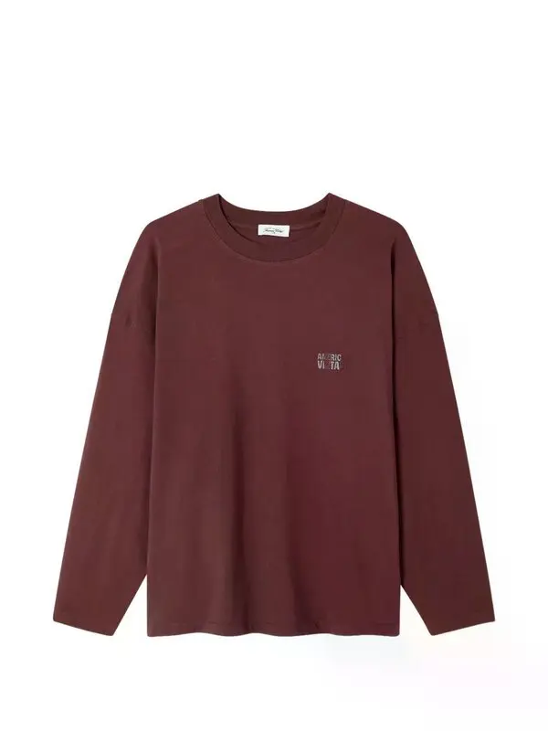 American Vintage Long Sleeve Logo T-shirt
