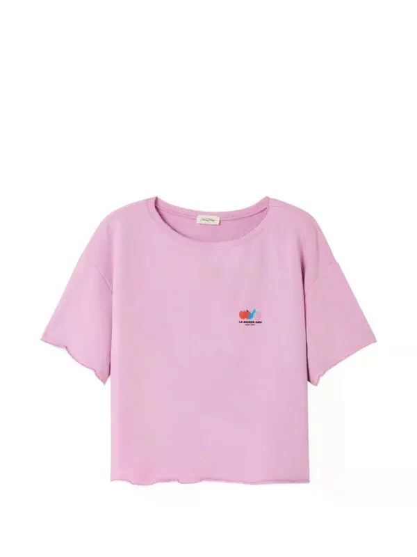 American Vintage Atubay Logo-print T-shirt - Pink